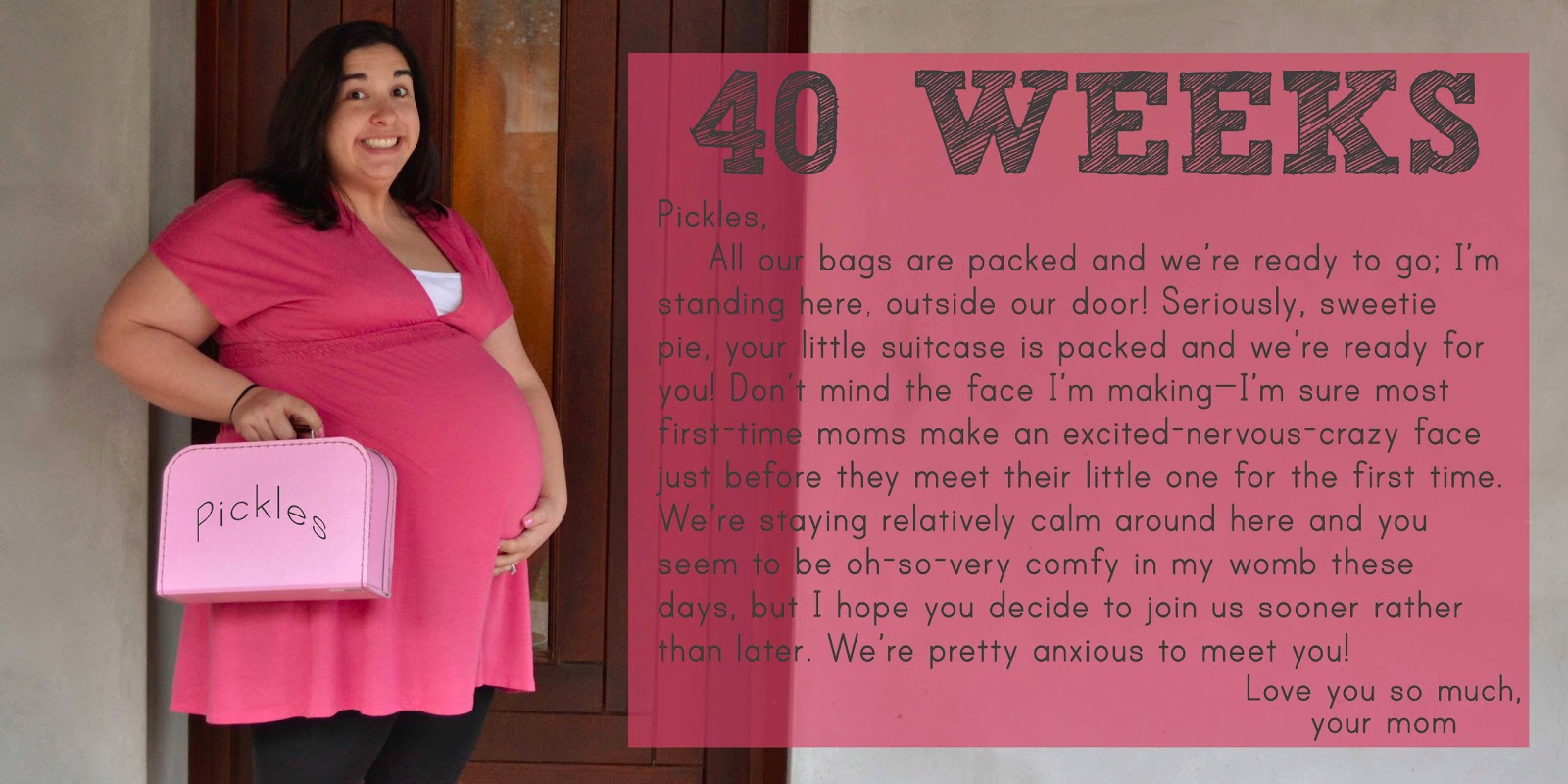 Bumpdate: 40 Weeks • Jessica Lynn Writes
