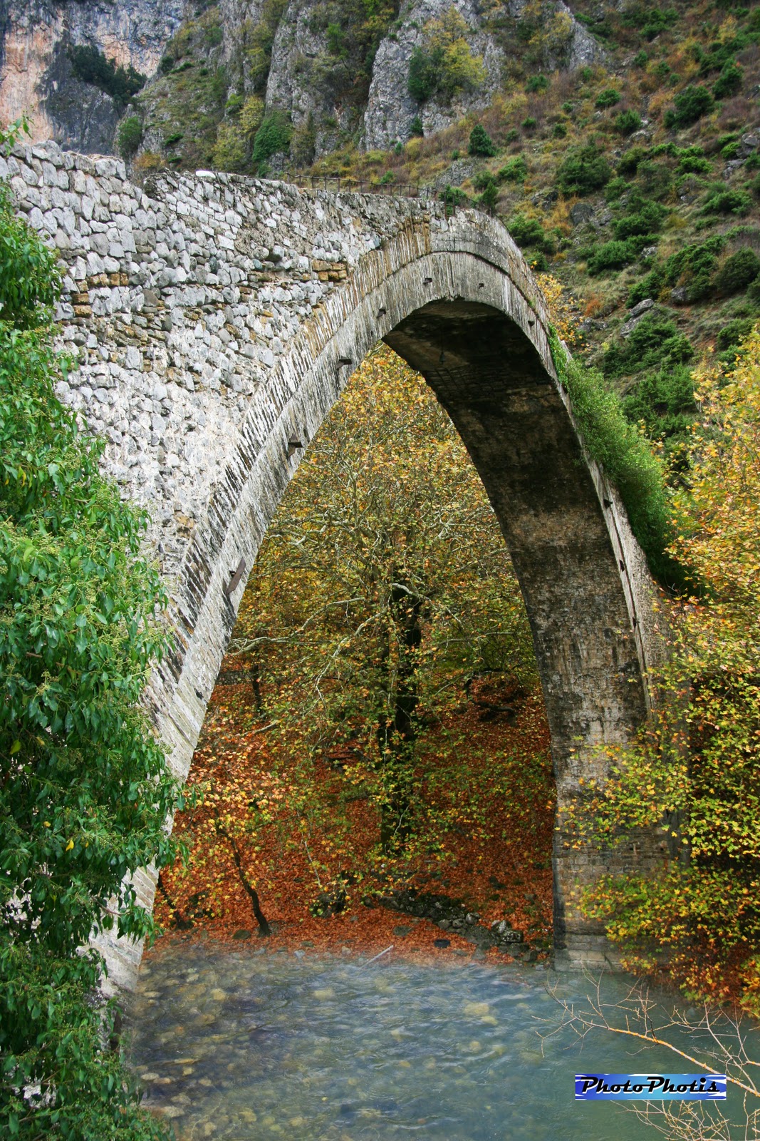 Photos and videos of Greece Φωτογραφίες Ελλάδας: * Πέτρινα γεφύρια της ...