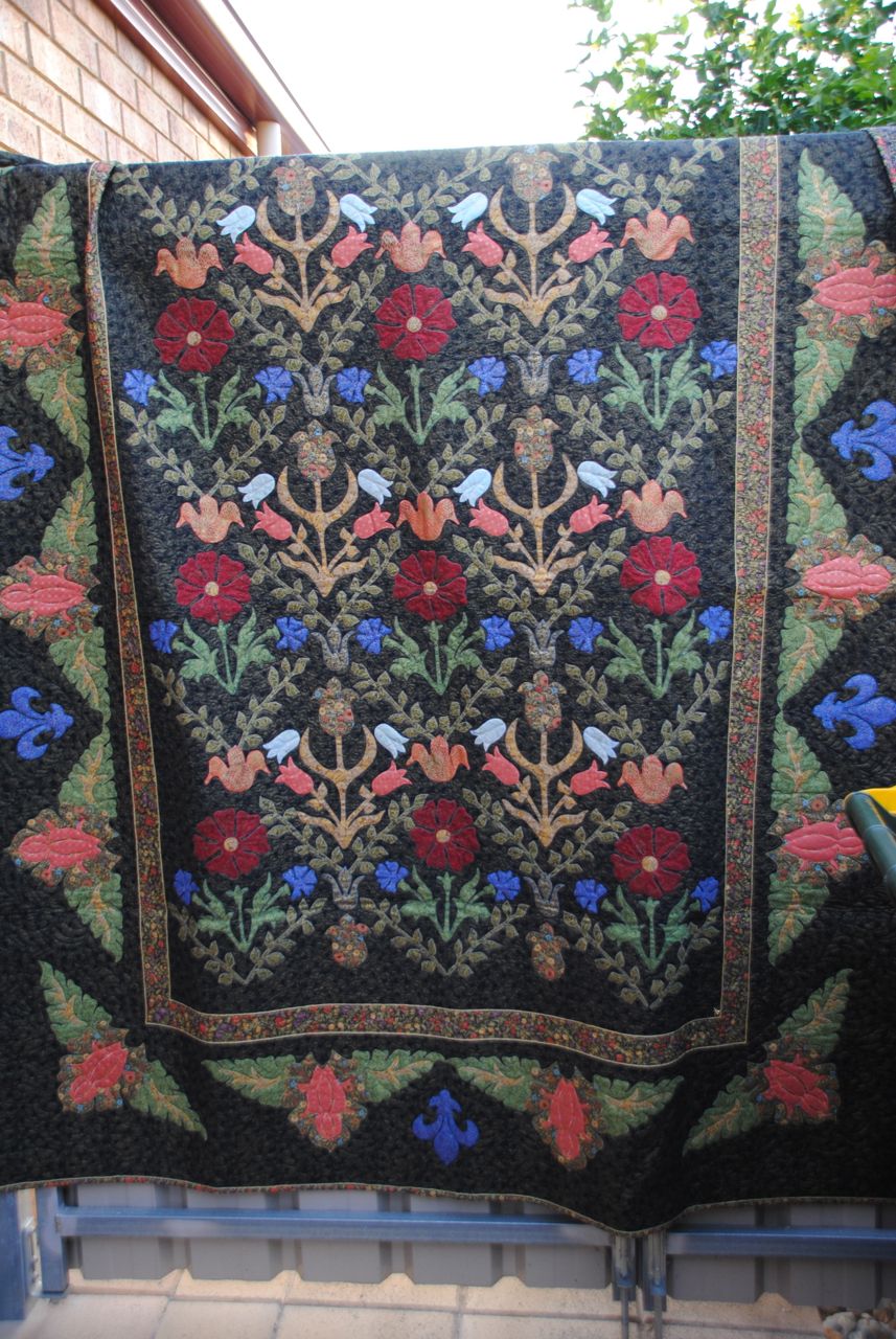 William Morris in Quilting: William Morris Quilt Two