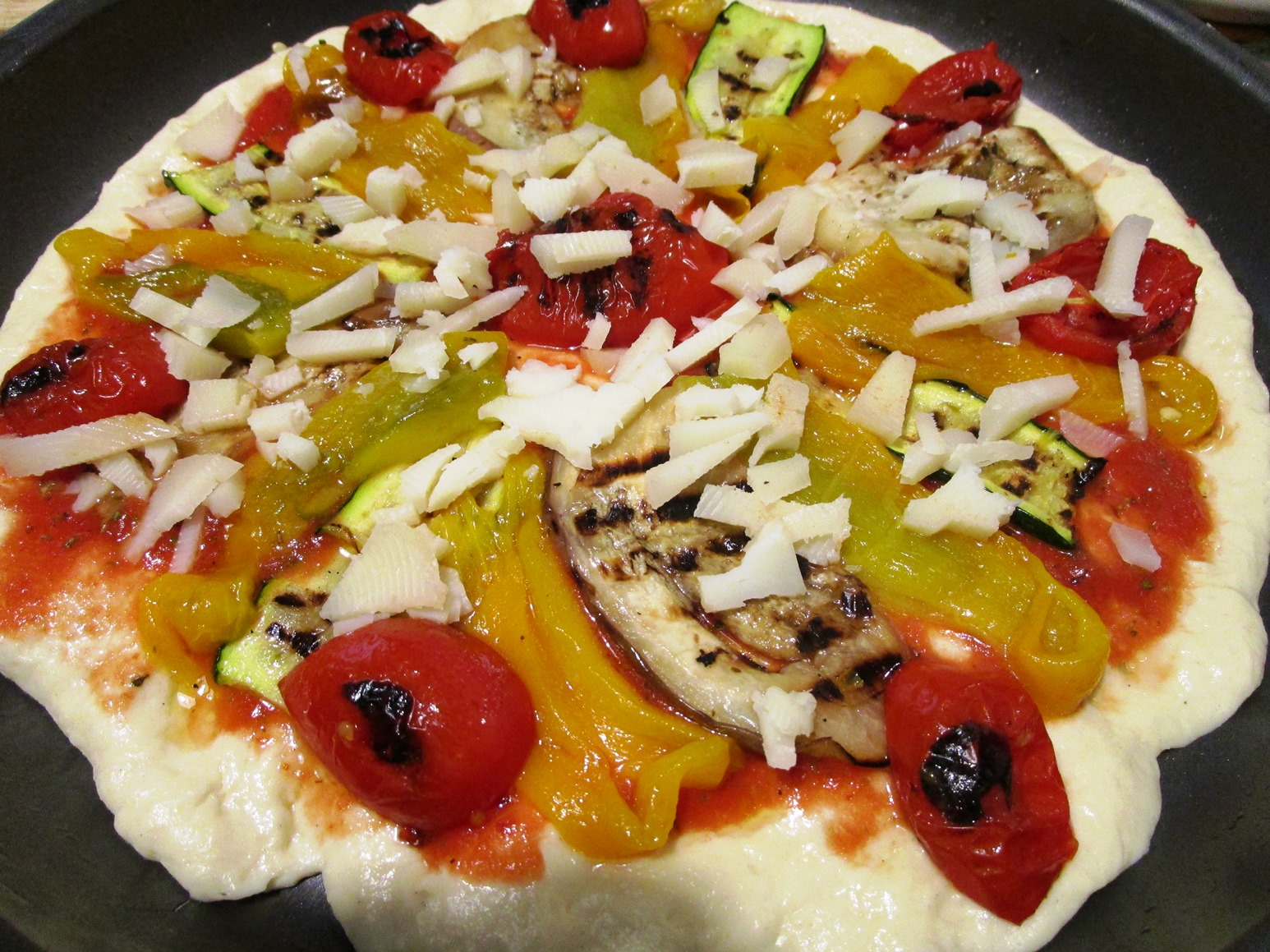 PIZZA CON VERDURE GRIGLIATE - Le Ricette dello Chef