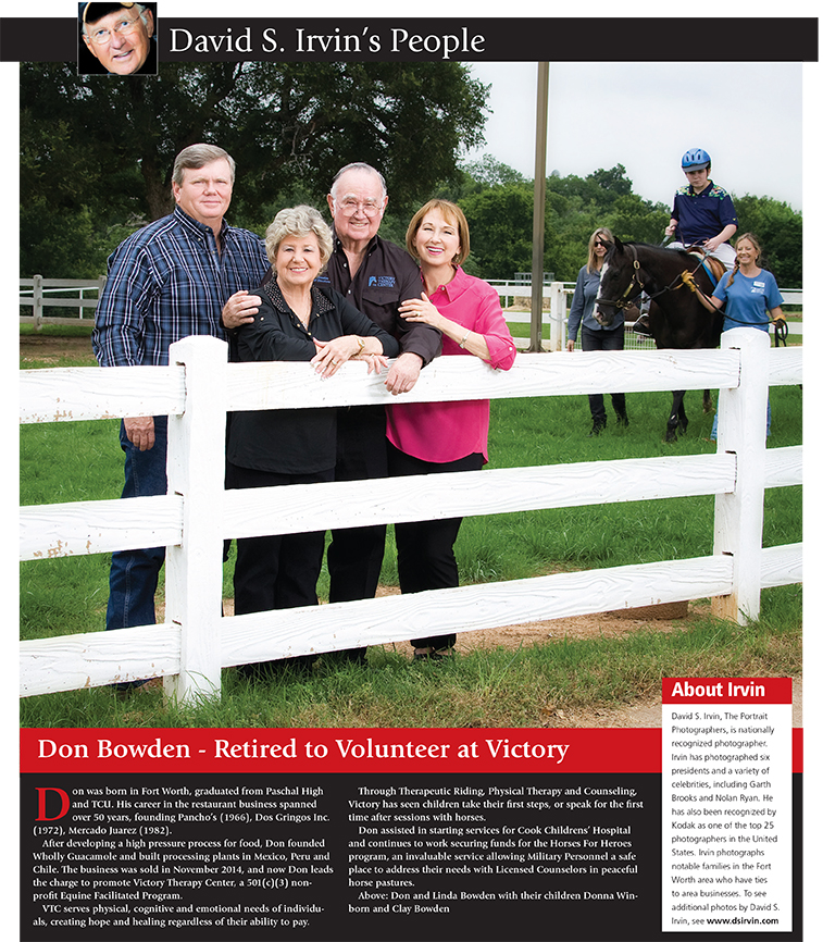 Fort Worth Business Press 2015: The Bowden Family