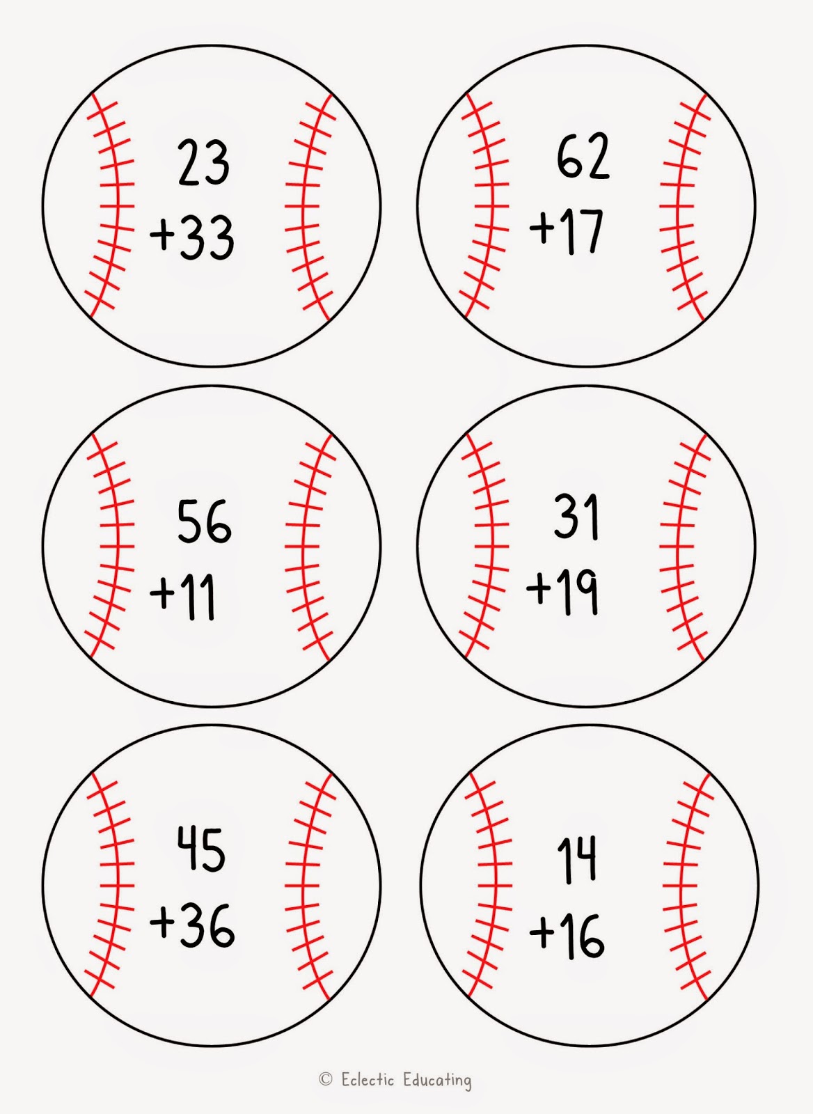 Eclectic Educating: Play Ball!