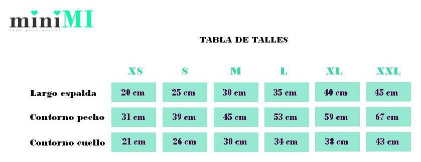 Ropa para perros mini MI: Como medir a tu perro?