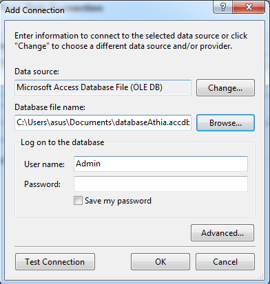 Tutorial Membuat Database Menggunakan Ms Access Pada DataGridView Visual Studio C# ~ athia