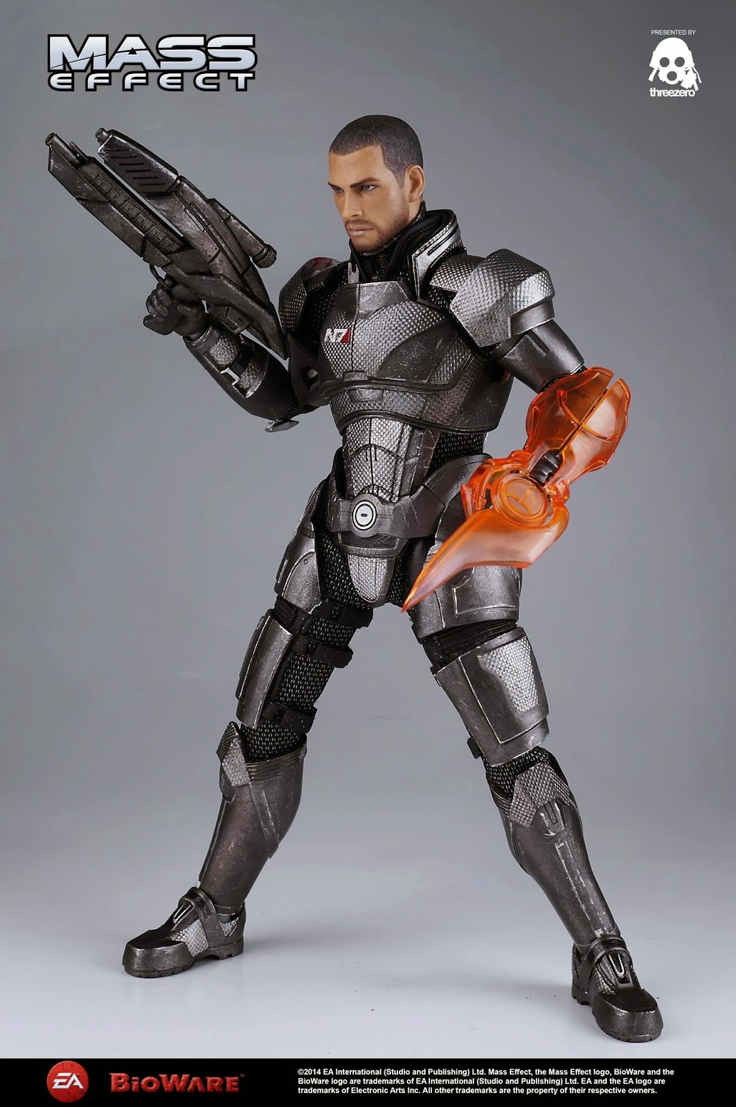 toyhaven: ThreeZero 1/6 scale Mass Effect 3 John Shepard 12-inch ...