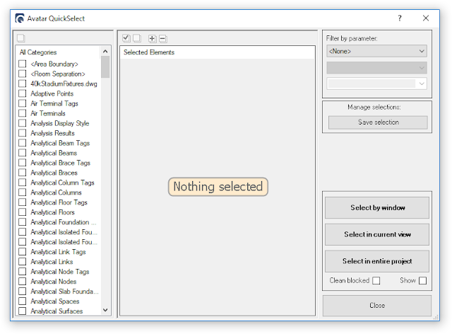 Revit Add-Ons: QuickSelect Version 1.0.1