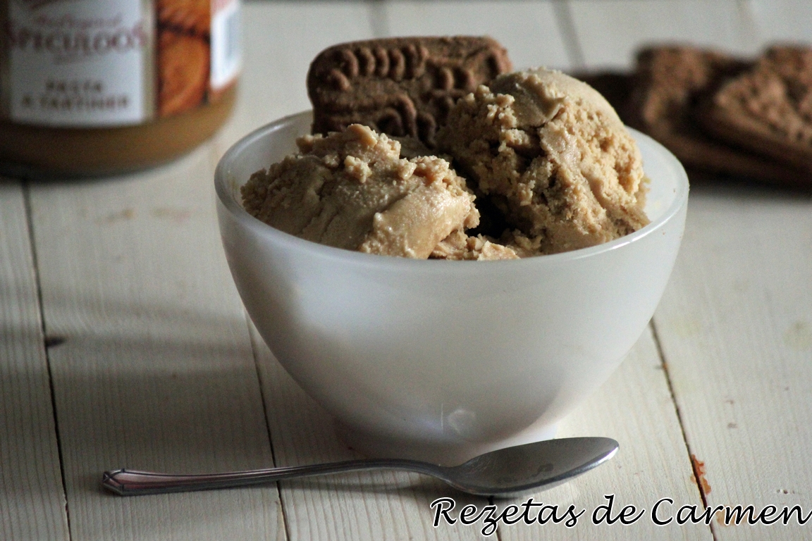 Helado Casero de Spéculoos