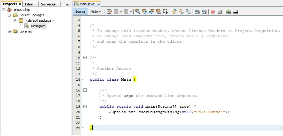 BananaScript: Generar Jnlp (Java Web Start) usando Netbeans
