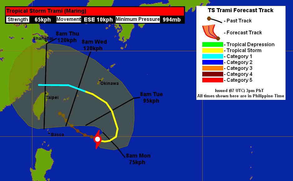 Tropical Storm Trami (Maring) Update #3 | Panahon Ngayon