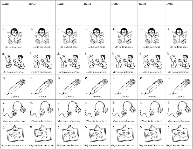 Madame Belle Feuille: les cinq au quotidien