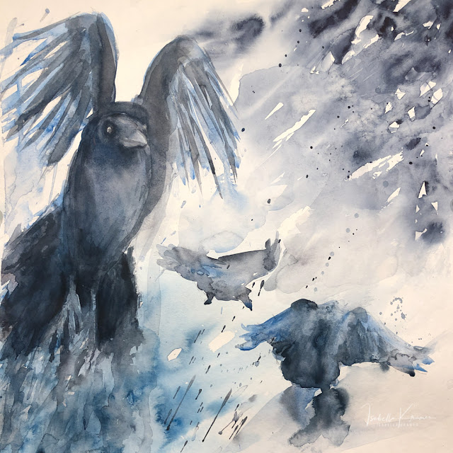 veredit - art©: Ravens in flight - for February