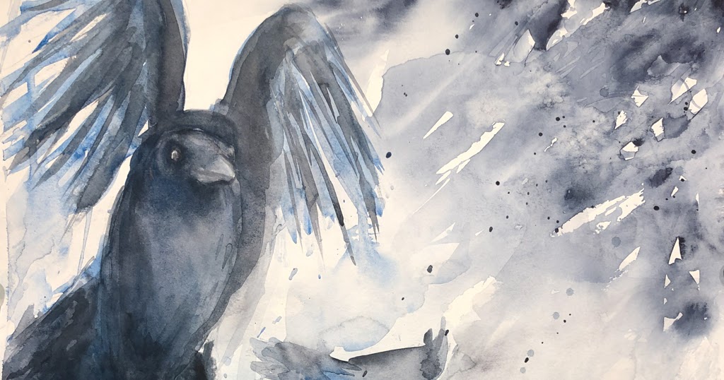 veredit - art©: Ravens in flight - for February