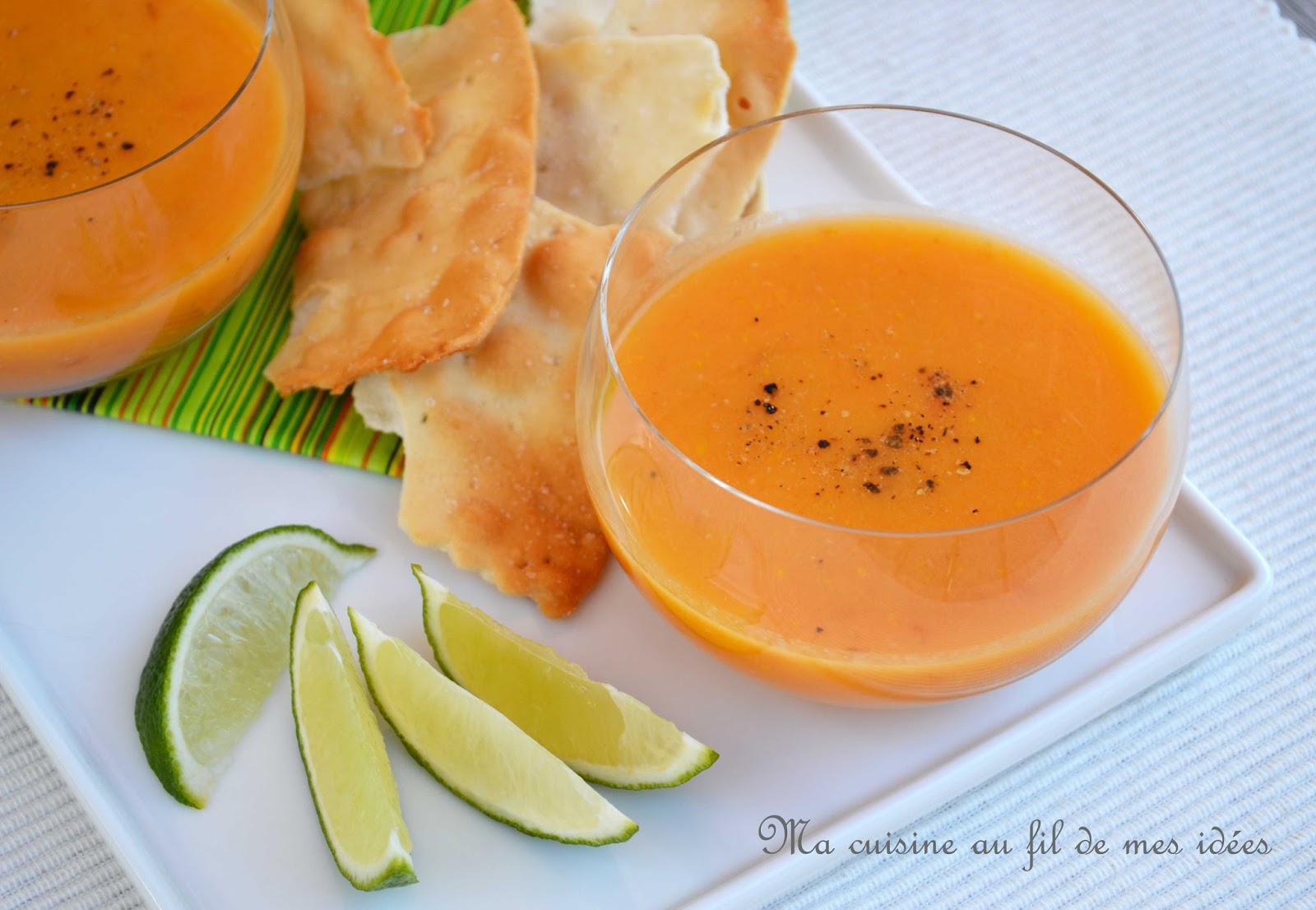 Ma cuisine au fil de mes idées...: Soupe veloutée de courgette jaune ...