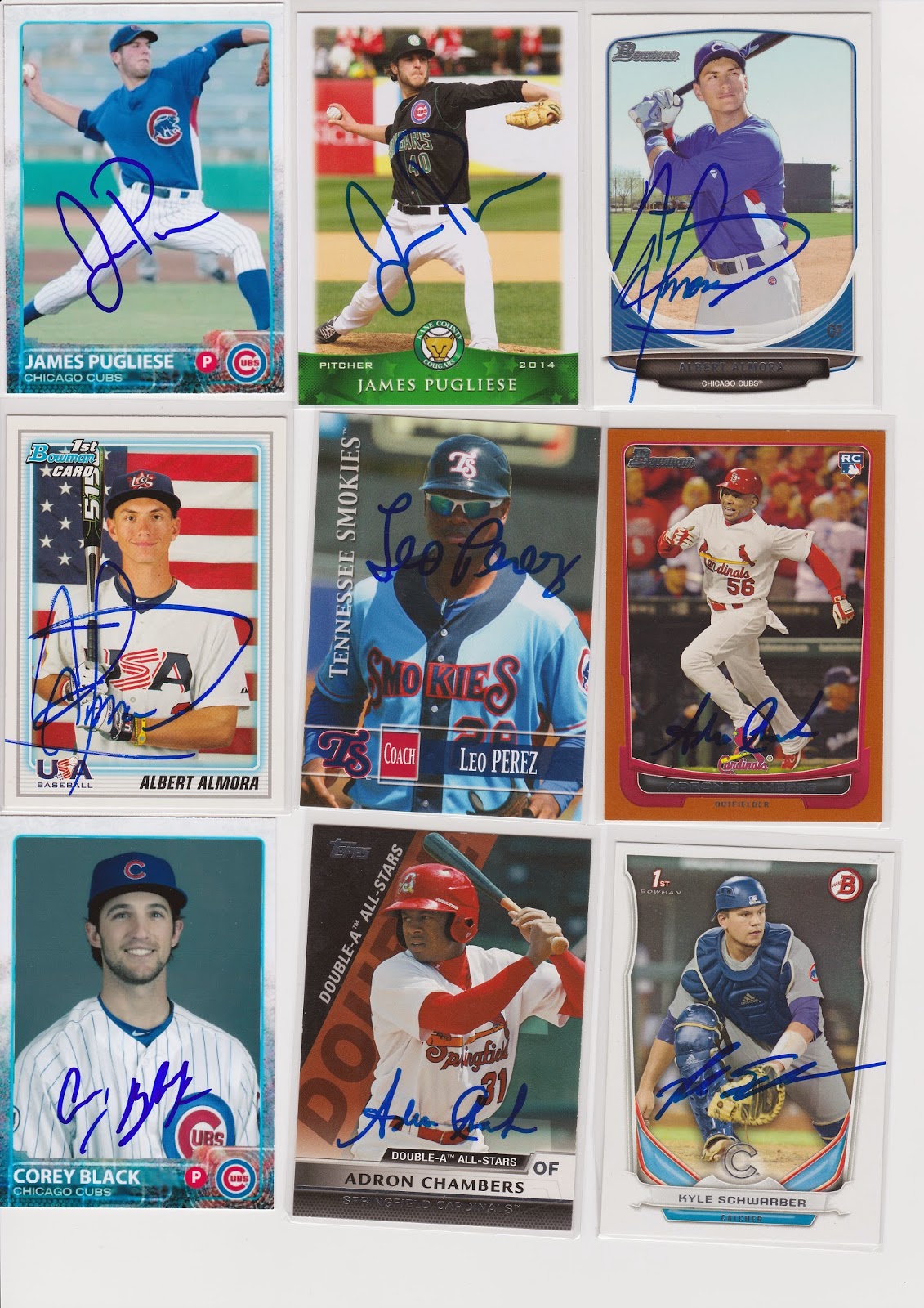 Jackson's Autographs: IP Chicago Cubs Spring Training Autograph Recap ...