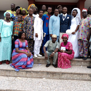 Photo News: ANCEDRAM Ondo secretary takes wife to the altar - Gospel Film News