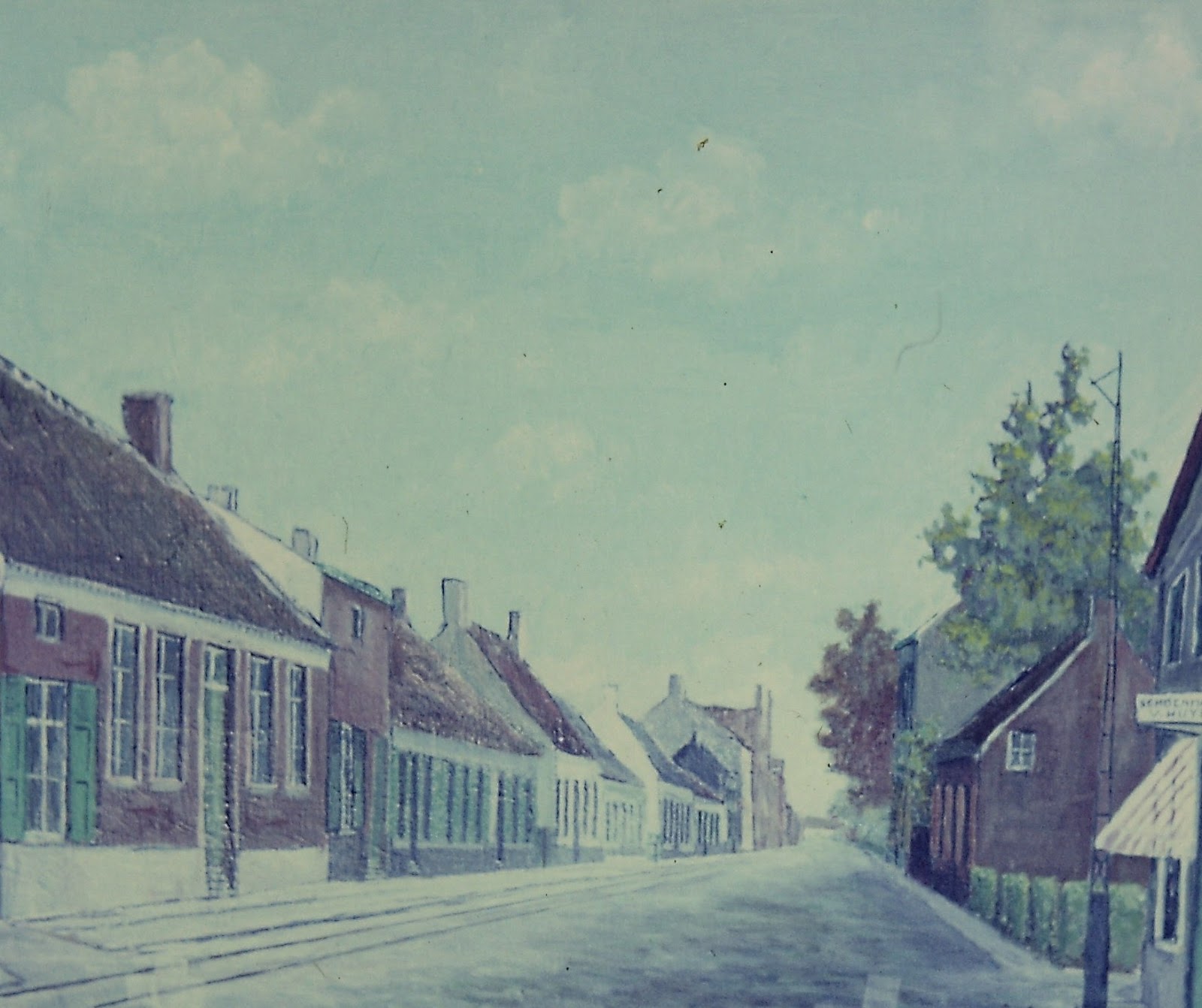 Geschiedenis van Aalter: Oude dorpszichten: Stationsstraat Aalter