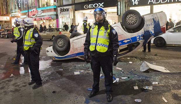 The Vast Minority: Happy kids in anti-police riot