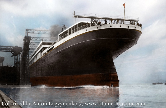 The Real Titanic in color - Titanic 3D