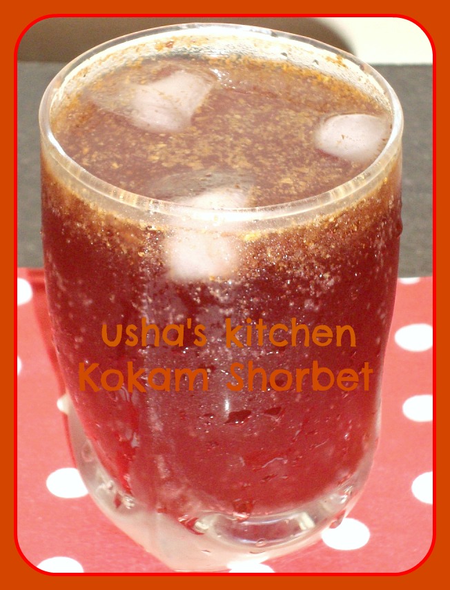 USHA'S KITCHEN: A Kokum sherbet Recipe: and Kokam fruits