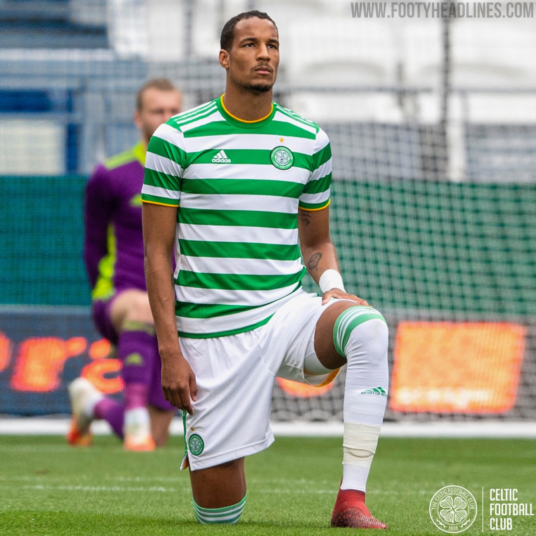 On Pitch: Adidas Celtic 20-21 Home Kit Debuted Without Sponsor ...