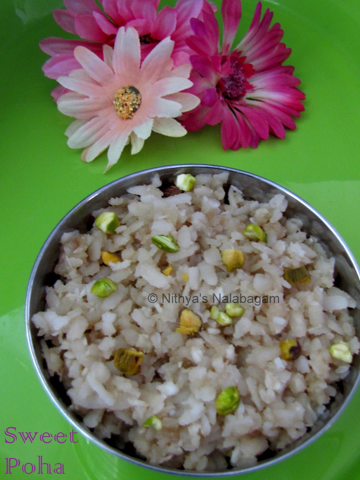 Sweet Poha | Inippu Aval | Gokulashtami recipes |Nithya's Nalabagam