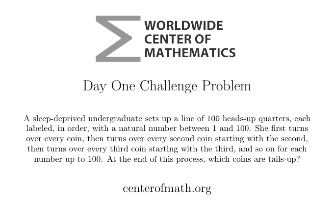 The Center of Math Blog: The Center of Math is at MathFest!