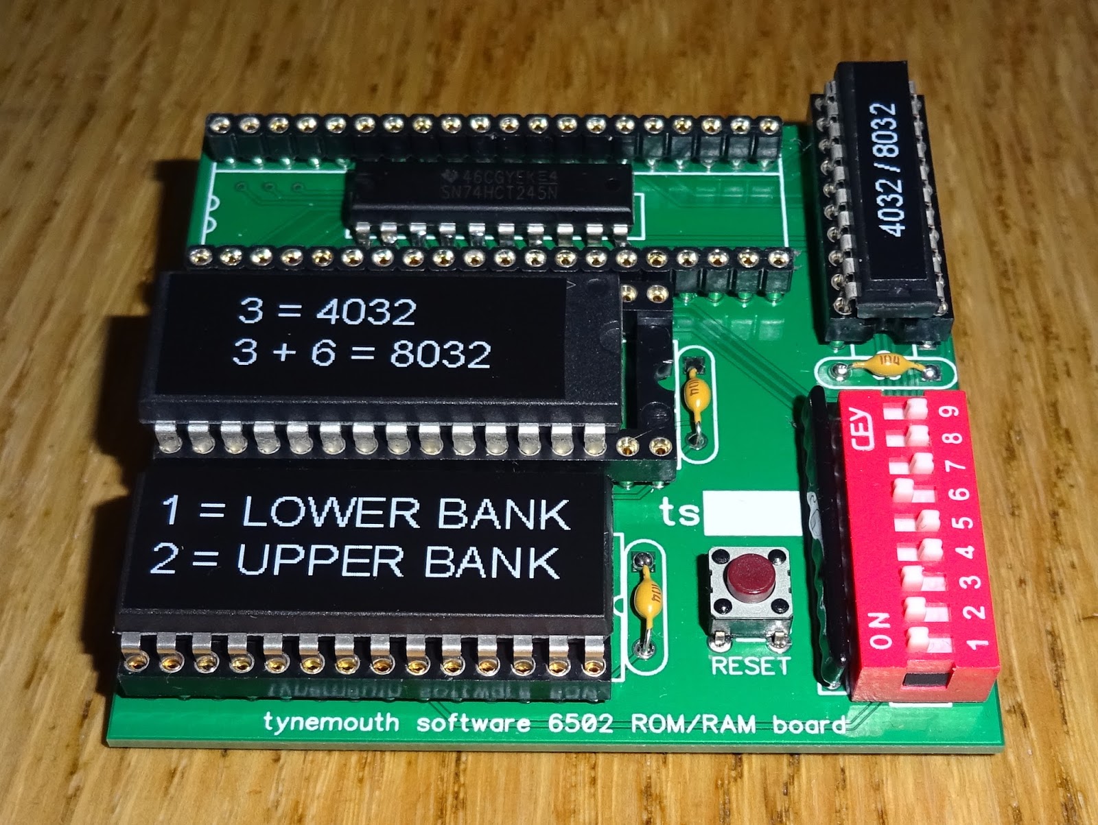 Tynemouth Software: Commodore PET ROM/RAM replacement boards
