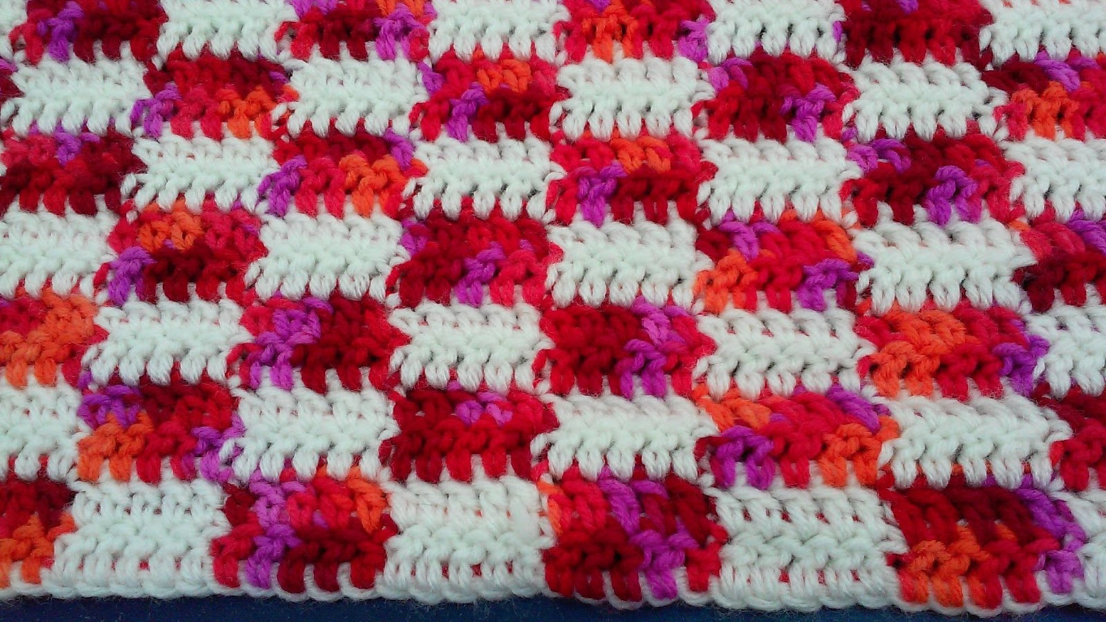 Gingercrafts: Checkerboard Afghan