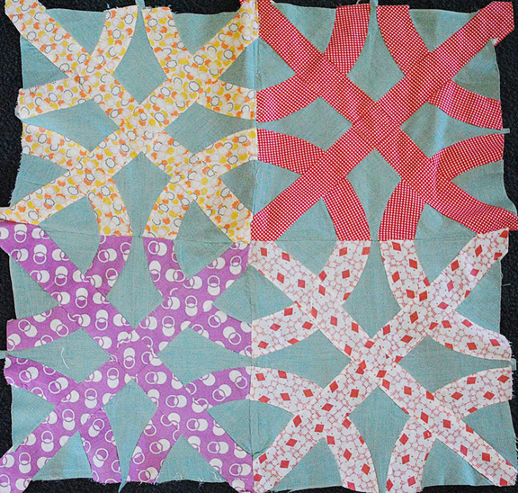 Cloud of Quilt Patterns: Cross Roads