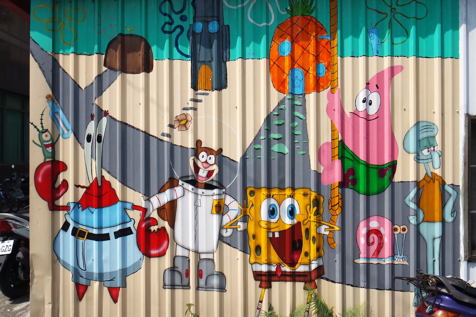 動漫彩繪巷 Painted Animated Lane @ Taichung - Wanderlust