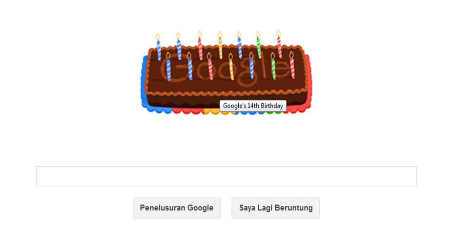 Ulang Tahun Google yang ke 14 Tahun | Bocah Update