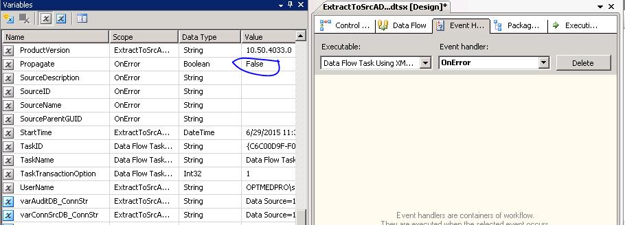 SQL Server BI: SSIS : Retry Extract on connection time.