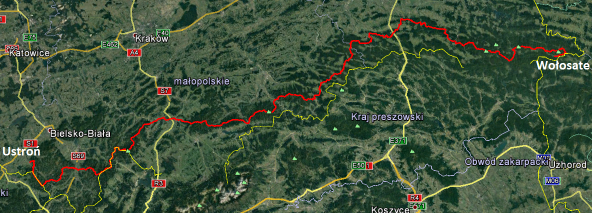 Podróże z buta - w podróży za marzeniami : GSB - Główny Szlak Beskidzki
