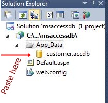 How to Access Microsoft Access database through AccessDataSource control easily | MY.NET Tutorials