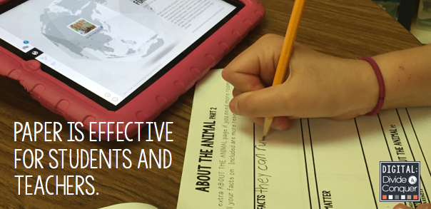 Project Based Learning: Paper Rules | Digital: Divide & Conquer