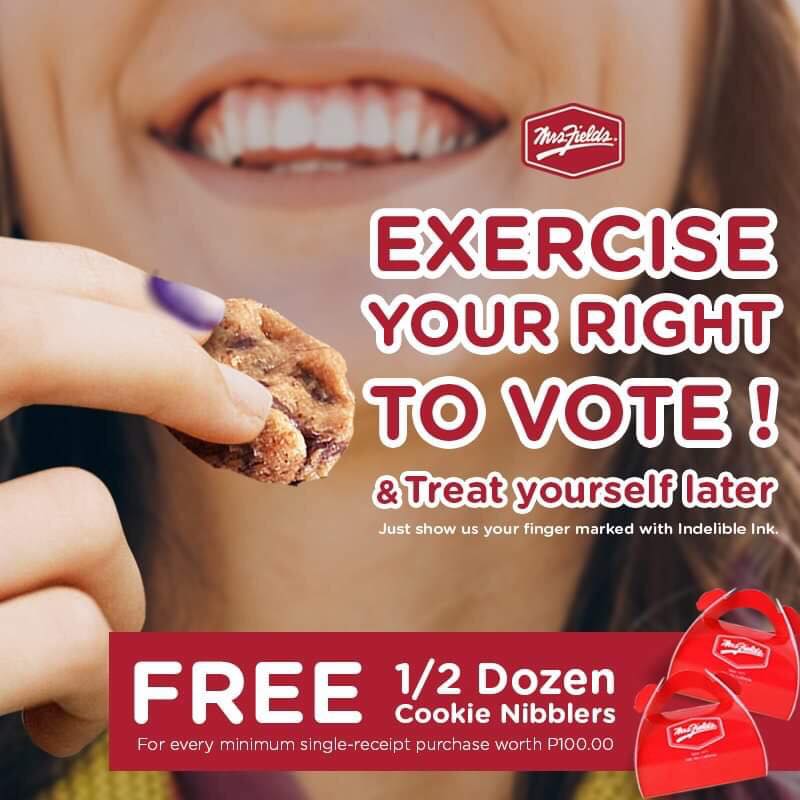 Manila Shopper: Election Day Food Promos: May 13 2019