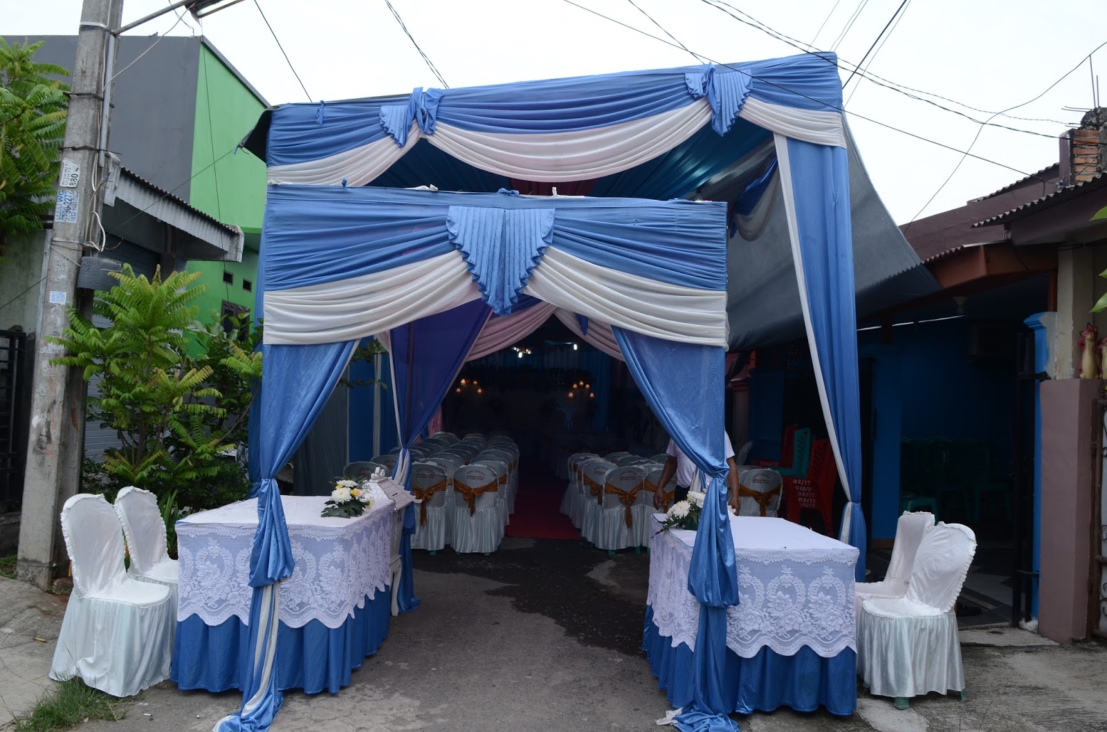 Griya Primera: DEKORASI TENDA DI RUMAH I PRIMERA WEDDING I WEDDING ...