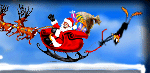 BAÚL DE NAVIDAD: Gifs animados Trineos de Santa Claus