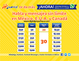 Cuál es el precio del paquete Amigo Sin Límite de Telcel con recarga