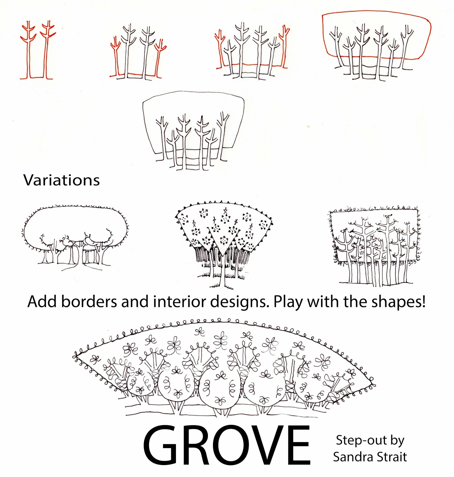 Grove Fun and Easy Landscape Step-out #FunAndEasyLandscape #Step-out # ...