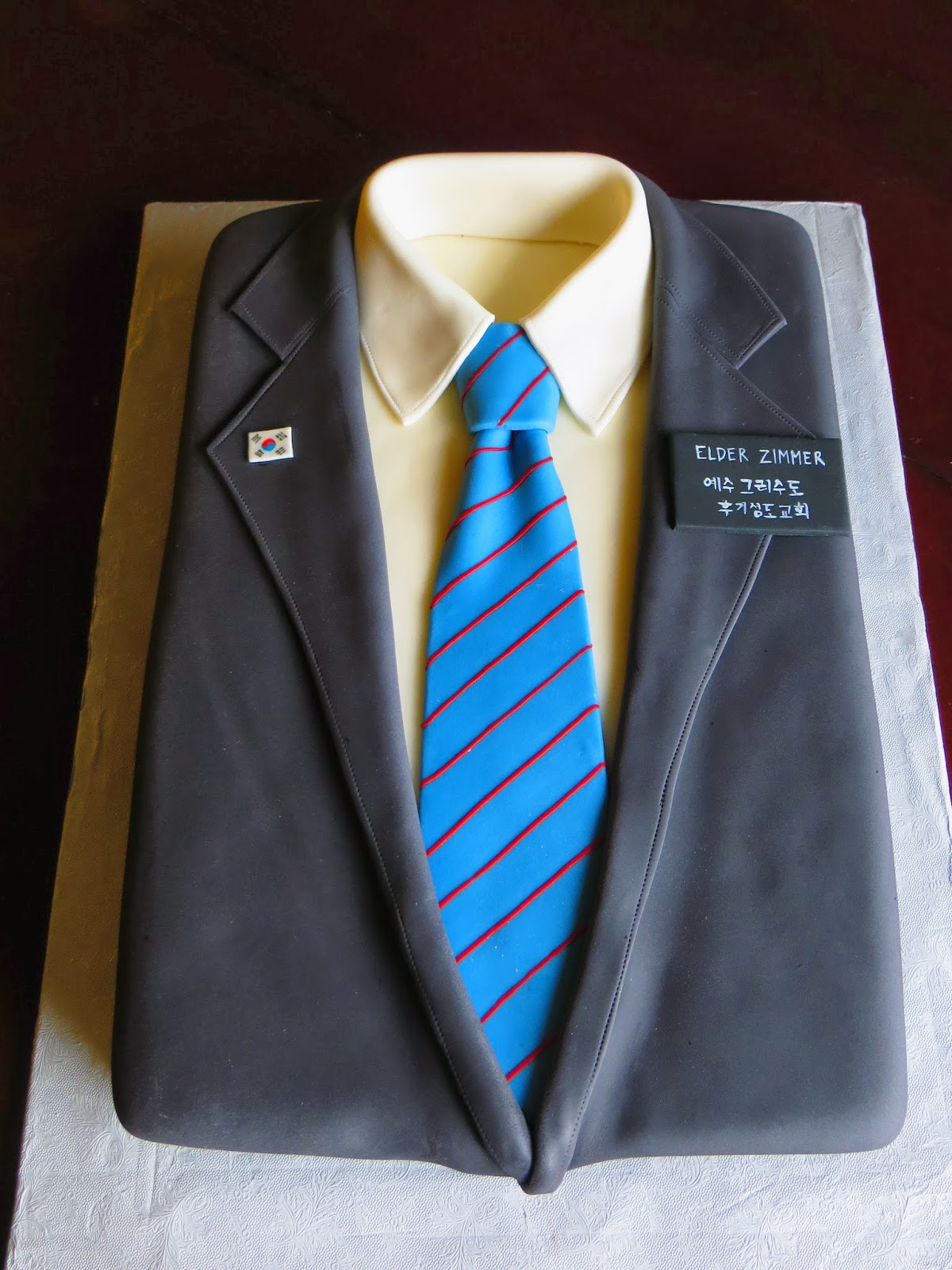 Shirt And Tie Cake Tutorial