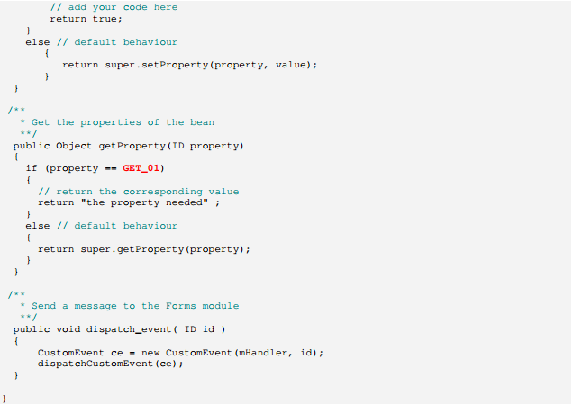 Oracle Forms - JavaBean tutorial