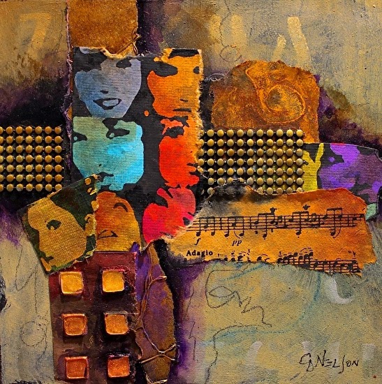 Mixed Media Artists International: Mixed Media Abstract Portrait ...