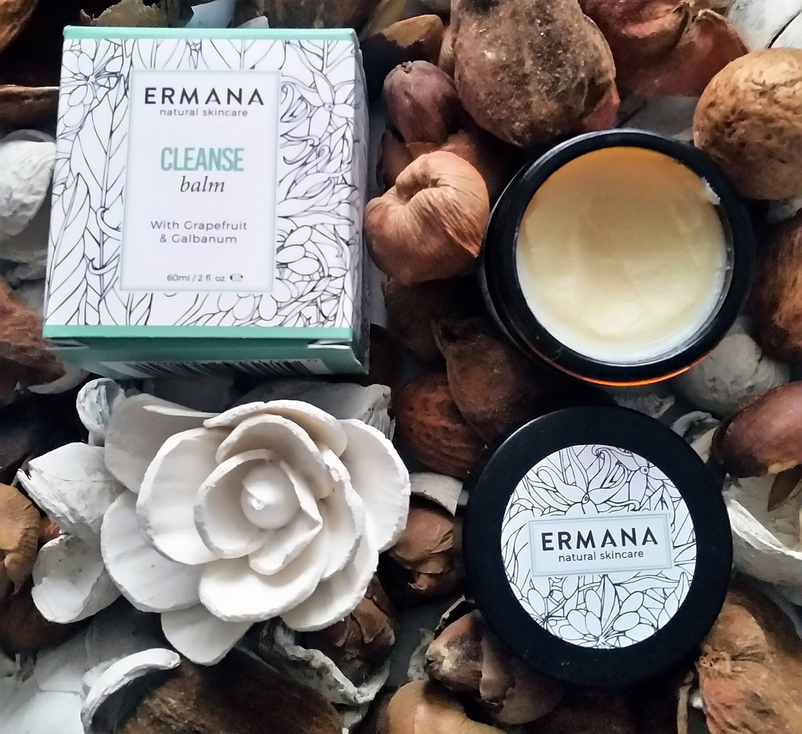 Ermana Natural Skincare Cleanse Balm.