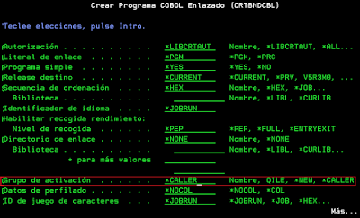 Notas informáticas: Construir un programa en COBOL ILE y asociarlo a ...
