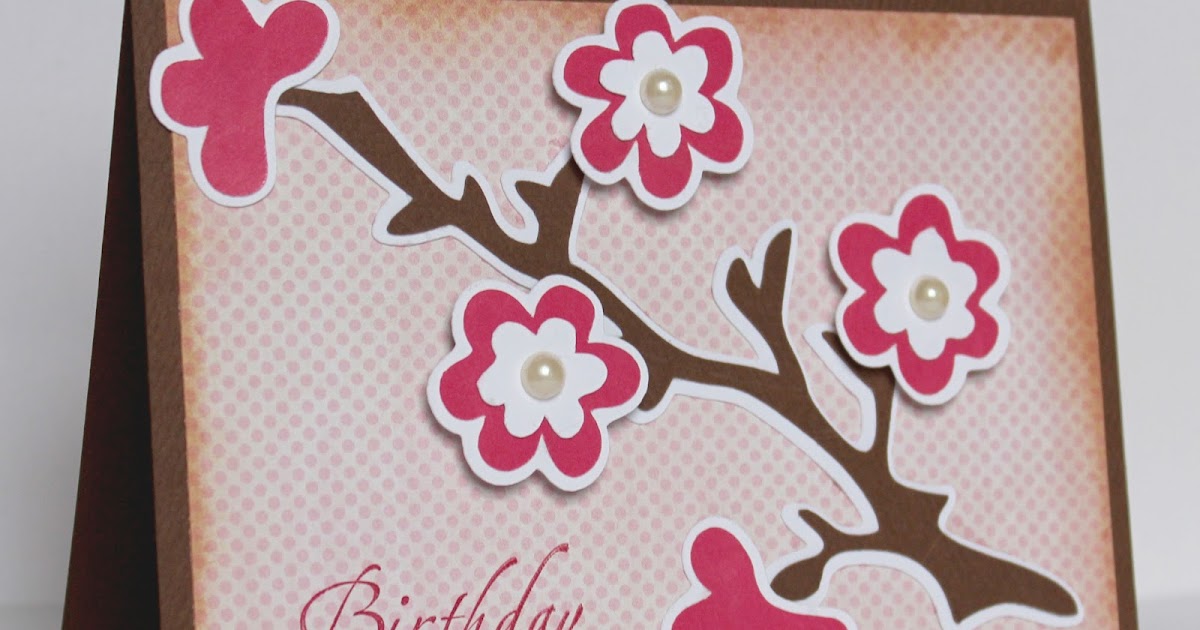 Create Me Pink: 'Cherry Blossoms' Card