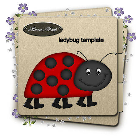 Miriams-scrap: Ladybug template 2