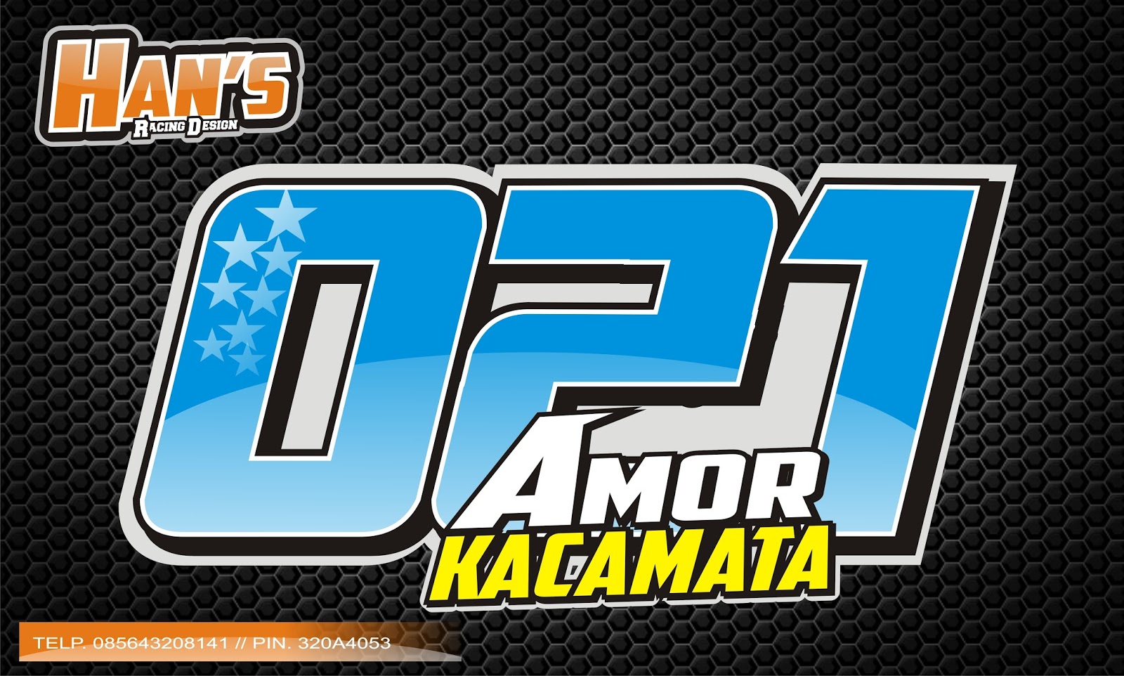 Han's Racing Design: Desain Nomor Racing