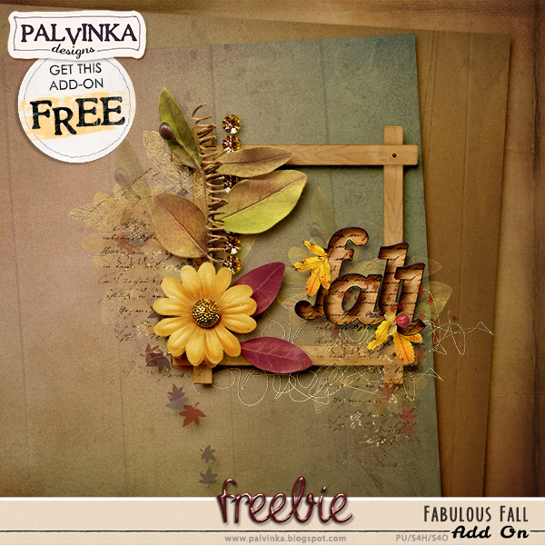 Palvinka Designs: Fabulous Fall Collection - Special and Freebie