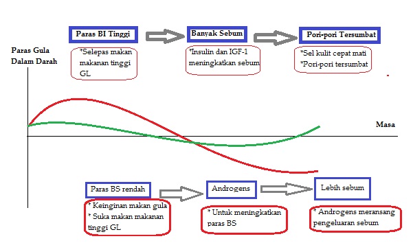 Tahap Gula Dalam Darah Punca Jerawat? ~ Tips Merawat Jerawat